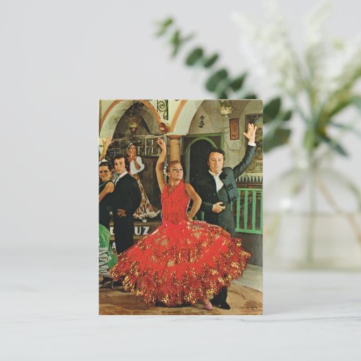 Spain, Flamenco Dancers Postcard | Zazzle