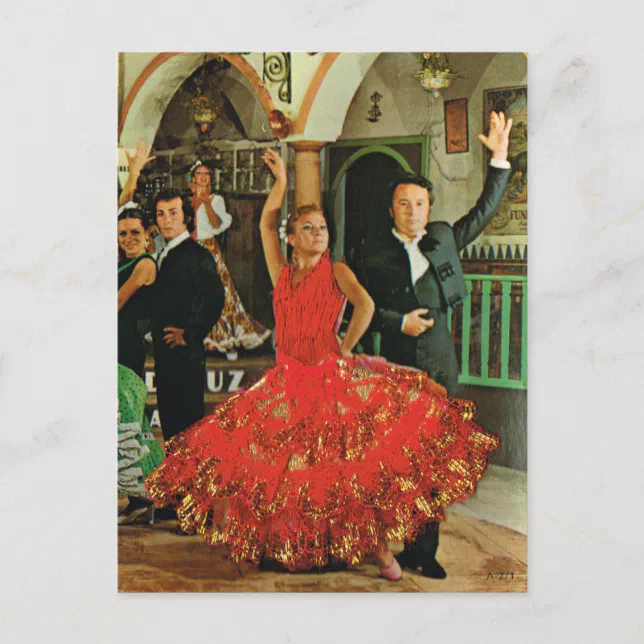 Spain, Flamenco Dancers Postcard | Zazzle