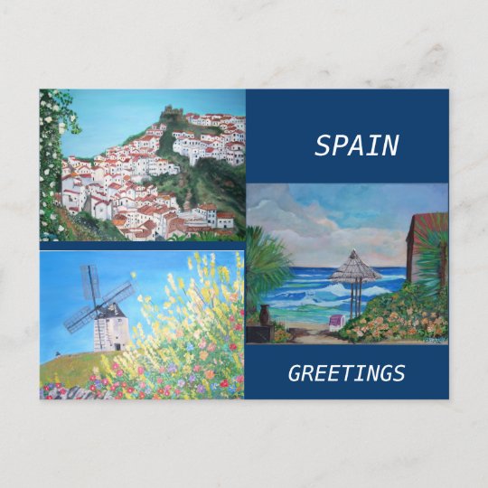Spain Greetings Postcard | Zazzle.com