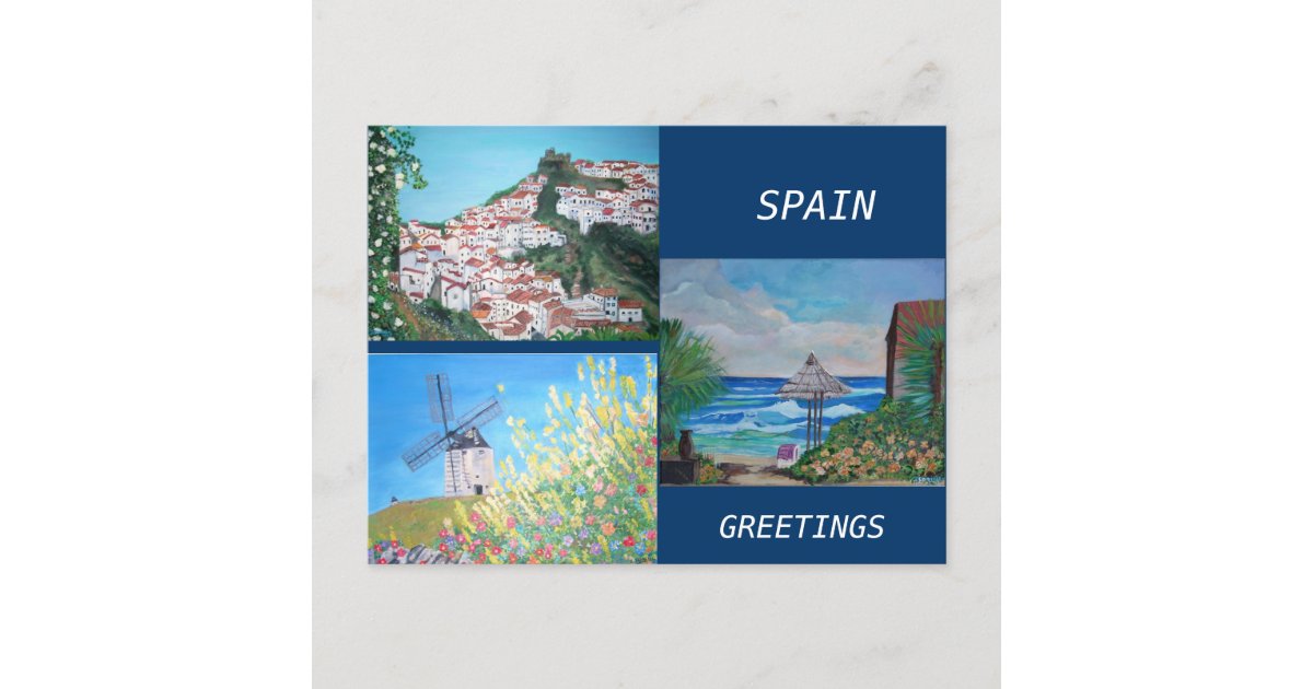 Spain Greetings Postcard | Zazzle