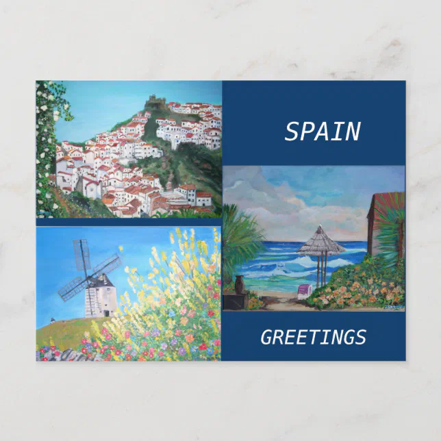 Spain Greetings Postcard | Zazzle