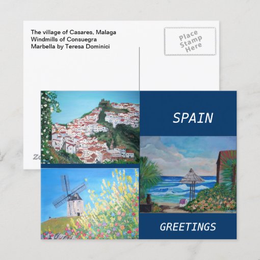 Spain Greetings Postcard | Zazzle