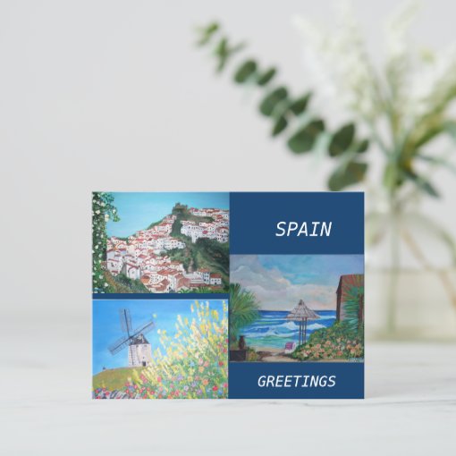 Spain Greetings Postcard | Zazzle