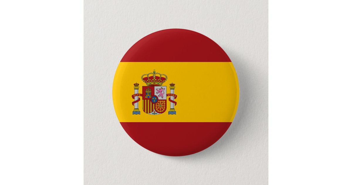 Spain National Flag Button | Zazzle