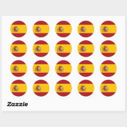 Spain National Flag Sticker | Zazzle