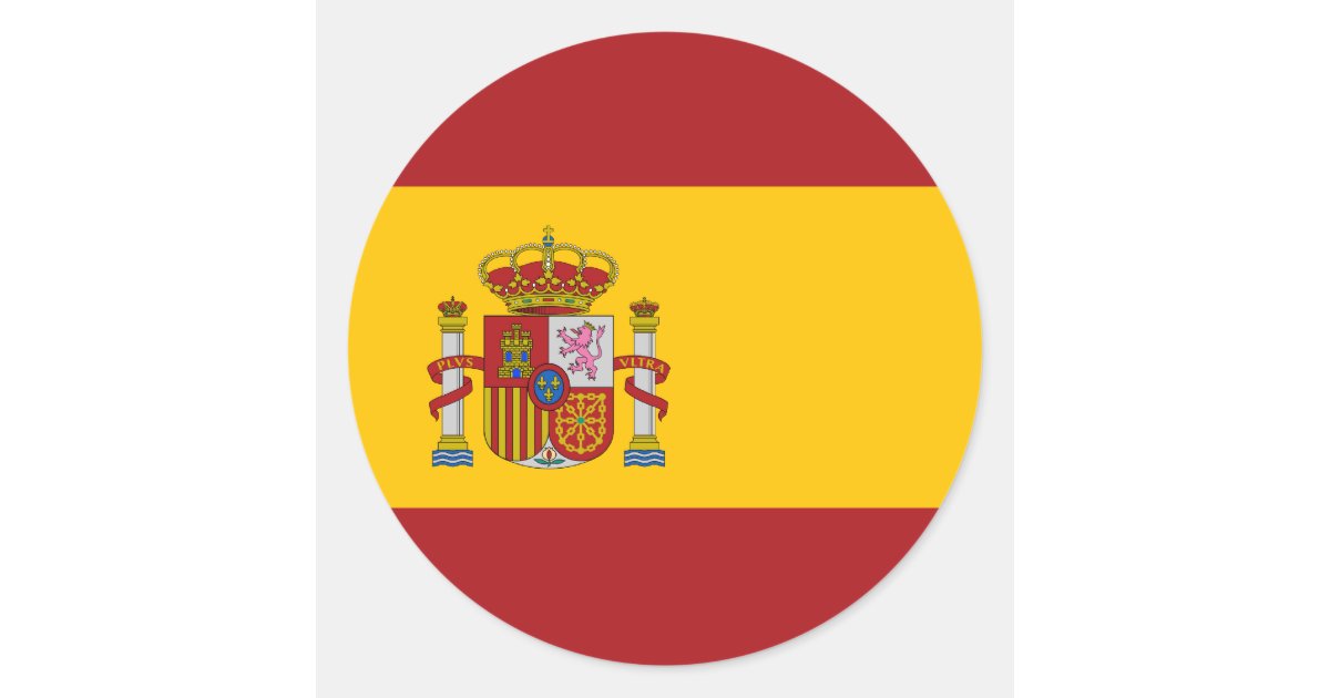 Spain National Flag Sticker | Zazzle