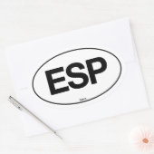 Spain Oval Oval Sticker | Zazzle