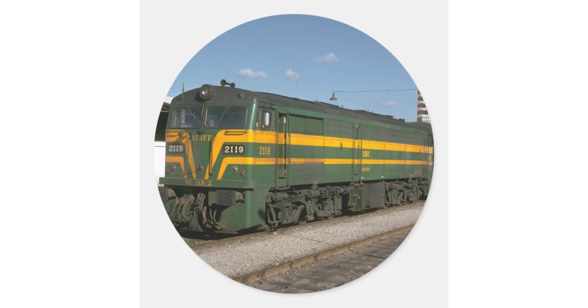 Spain, RENFE road diesel Classic Round Sticker | Zazzle
