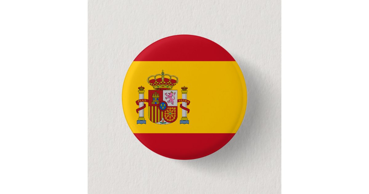 Spain (Spanish) Flag Button | Zazzle