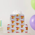 Spain Spanish Flag Map Wrapping Paper | Zazzle