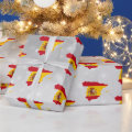 Spain Spanish Flag Map Wrapping Paper | Zazzle