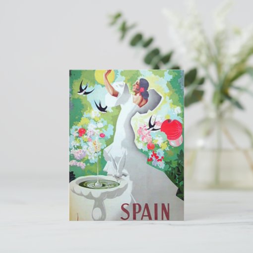 Spain Vintage Postcard | Zazzle