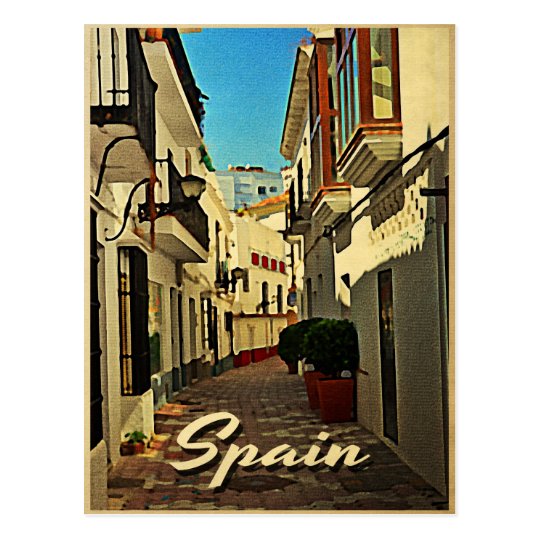 Spain Vintage Travel Postcard | Zazzle.com