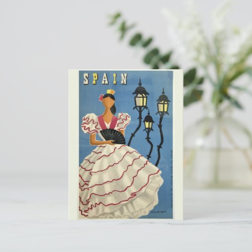 SPAIN Vintage Travel postcard | Zazzle
