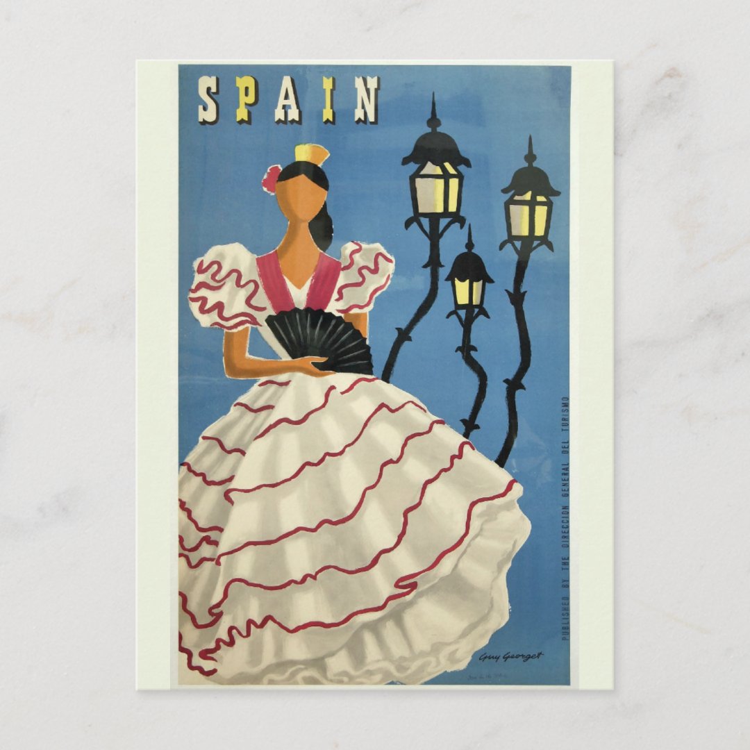 SPAIN Vintage Travel postcard | Zazzle