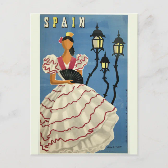 SPAIN Vintage Travel postcard | Zazzle
