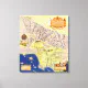 Spanish and Mexican Ranchos of Los Angeles Map Canvas Print | Zazzle