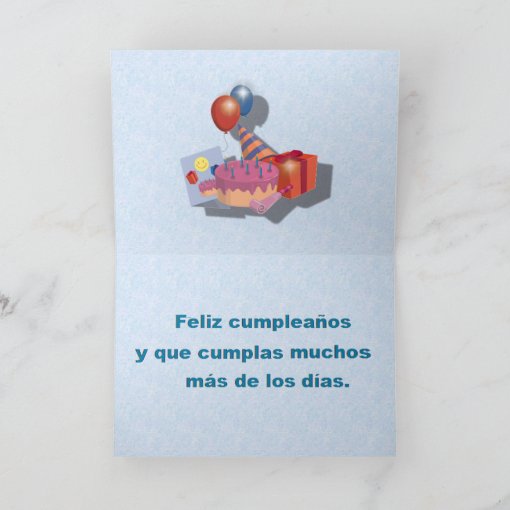 Spanish Card | Zazzle