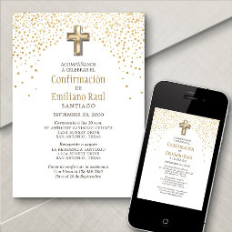 Spanish Confirmation Invitation | Zazzle