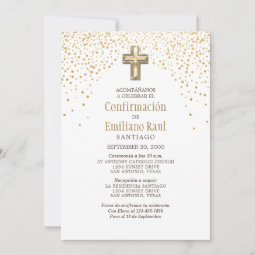 Spanish Confirmation Invitation | Zazzle