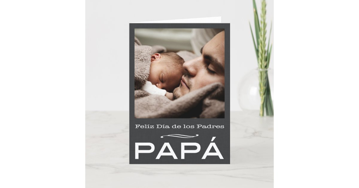 Spanish Father's Day Template | Zazzle