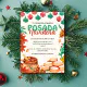 Spanish Festive Posada Navideña Christmas Party Invitation | Zazzle