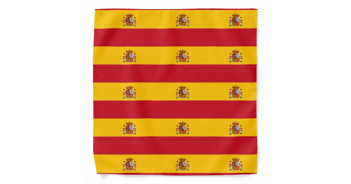 Spanish flag bandana | Zazzle