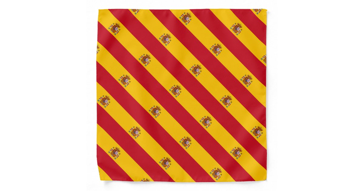 Spanish flag bandana | Spain country colors | Zazzle