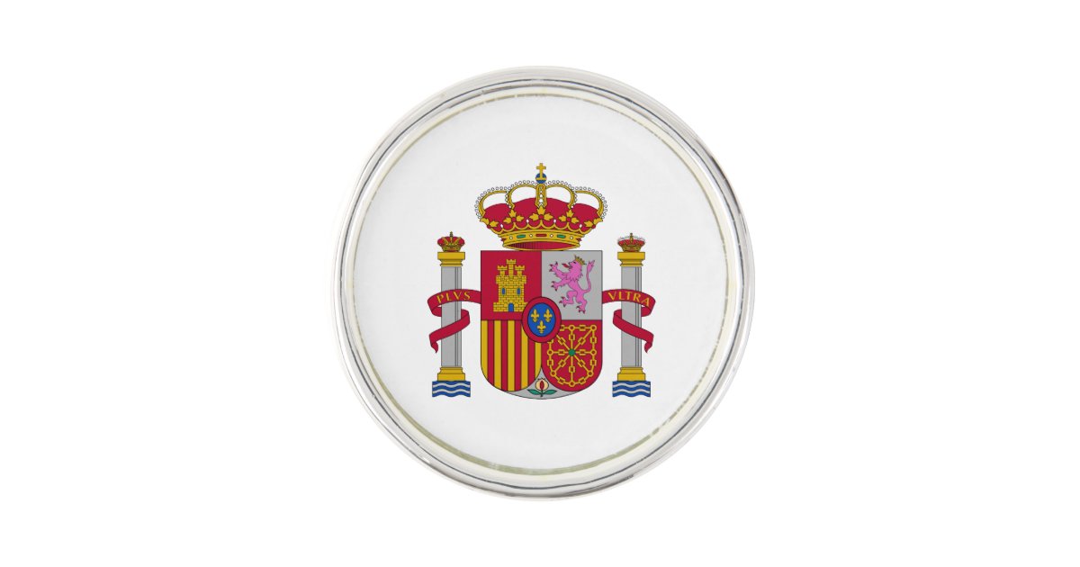 Spanish flag pin | Zazzle