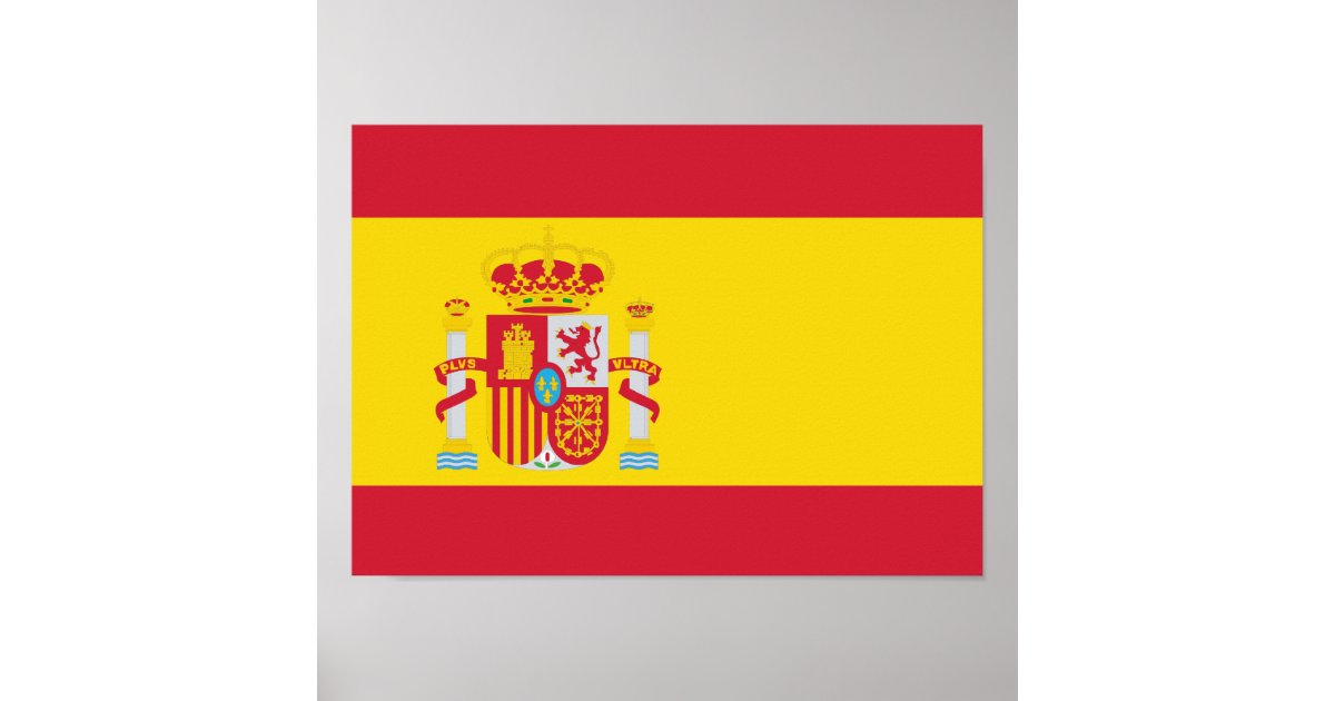 Spanish Flag Poster | Zazzle