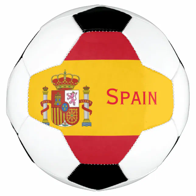 Spanish Flag Soccer Ball | Zazzle