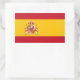 Spanish flag stickers | Zazzle