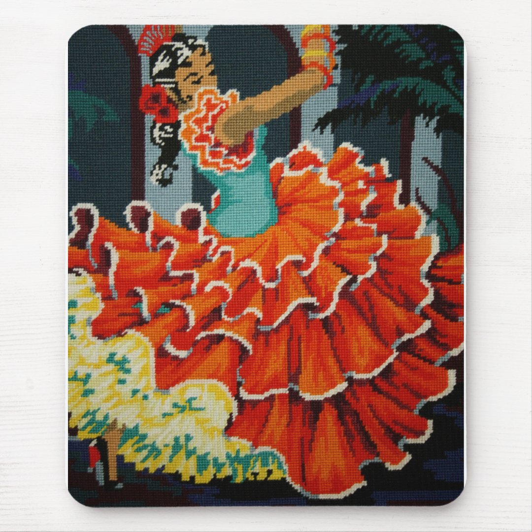 Spanish Flamenco Dancer Mouse Pad | Zazzle