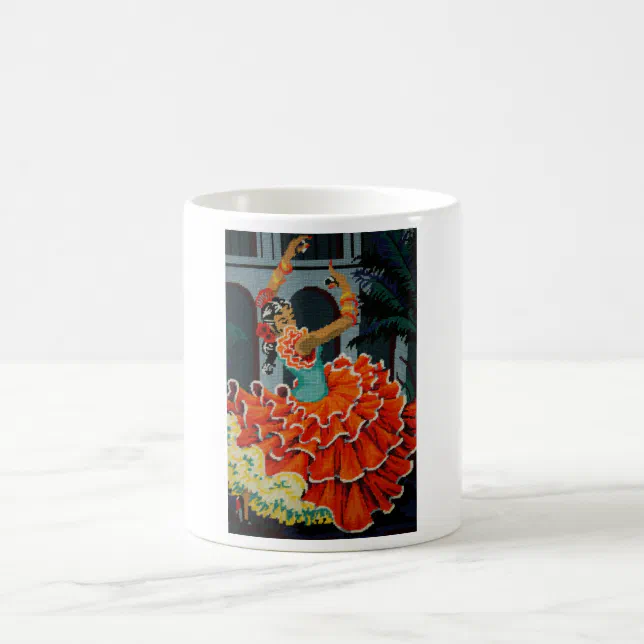 Spanish Flamenco Dancer Mug | Zazzle