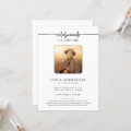 Spanish Funeral Celebrando Memorial Wording Photo Invitation | Zazzle