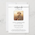 Spanish Funeral Celebrando Memorial Wording Photo Invitation | Zazzle