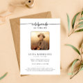 Spanish Funeral Celebrando Memorial Wording Photo Invitation | Zazzle