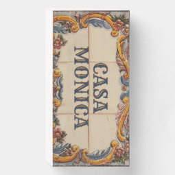 Spanish House Sign (text customizable) | Zazzle
