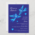 Spanish, Invitación Boda Mexicana Colibrí Azul Invitation | Zazzle