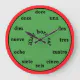 Spanish Language Wall Clock | Zazzle