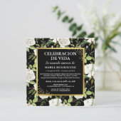 Spanish Memorial Service | Espanol Photo Funeral Invitation | Zazzle