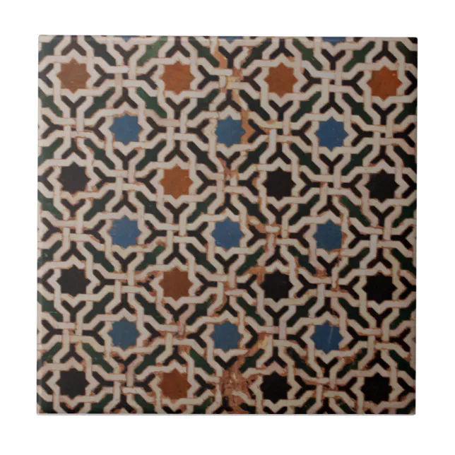 Spanish Moorish Pattern Tile | Zazzle