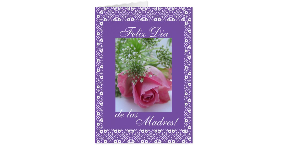 Spanish: Mother's day / Dia de las madres Card | Zazzle.com
