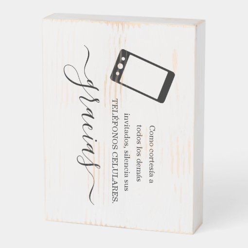 Spanish No Cell Phone Sign | Zazzle