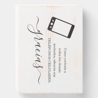 Spanish No Cell Phone Sign | Zazzle