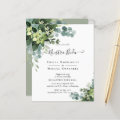 Spanish NUESTRA BODA Eucalyptus Greenery BILINGUAL | Zazzle