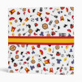 Spanish pattern for all your Spanish homework Binder | Zazzle
