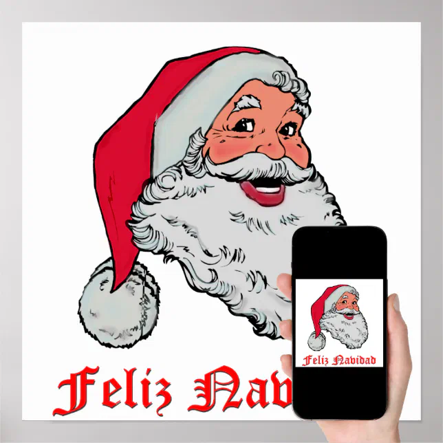 Spanish Santa Claus Poster | Zazzle