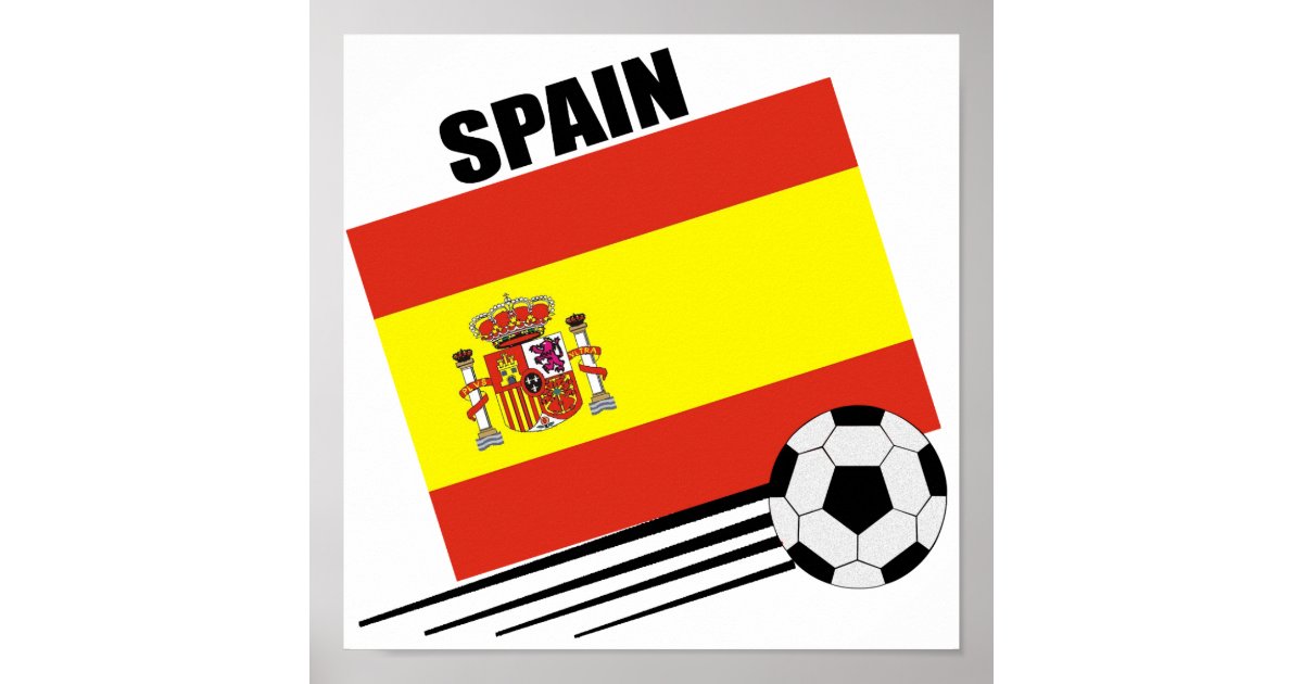 Spanish Soccer Team Poster | Zazzle