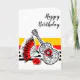 Spanish Souvenirs Classic Stripe Birthday Card | Zazzle